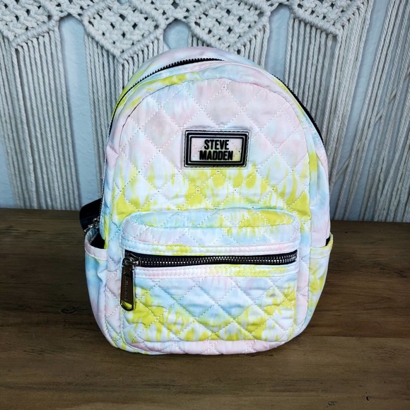 Steve Madden | Bags | Steve Madden Mini Backpack Pastel Watercolor ...